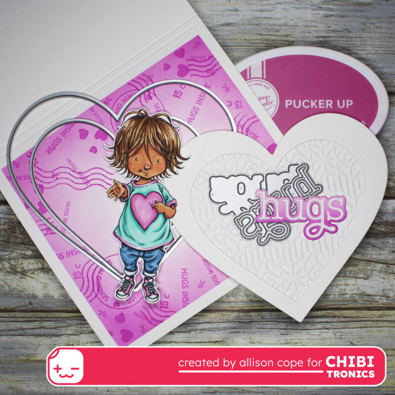 Glowing Hearts Card Featuring the Animating Rainbow Fade & Pink LED ...