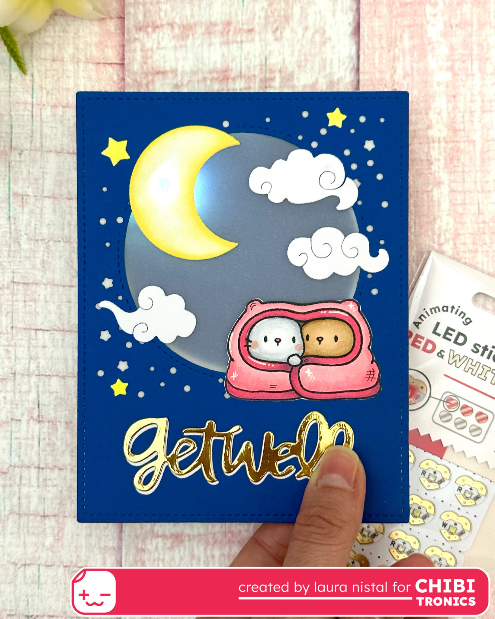 Get Well Soon by Chibitronics LED Stickers | Chibitronics
