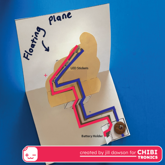PopUpTober: Light-Up Floating Plane Pop-Up Mechanism Featuring ...