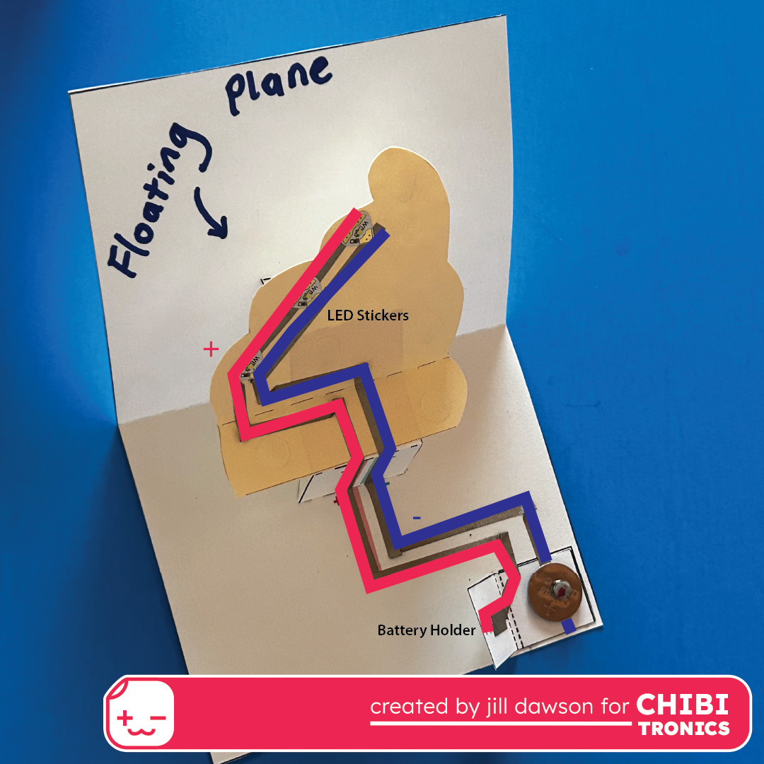 PopUpTober: Light-Up Floating Plane Pop-Up Mechanism Featuring ...