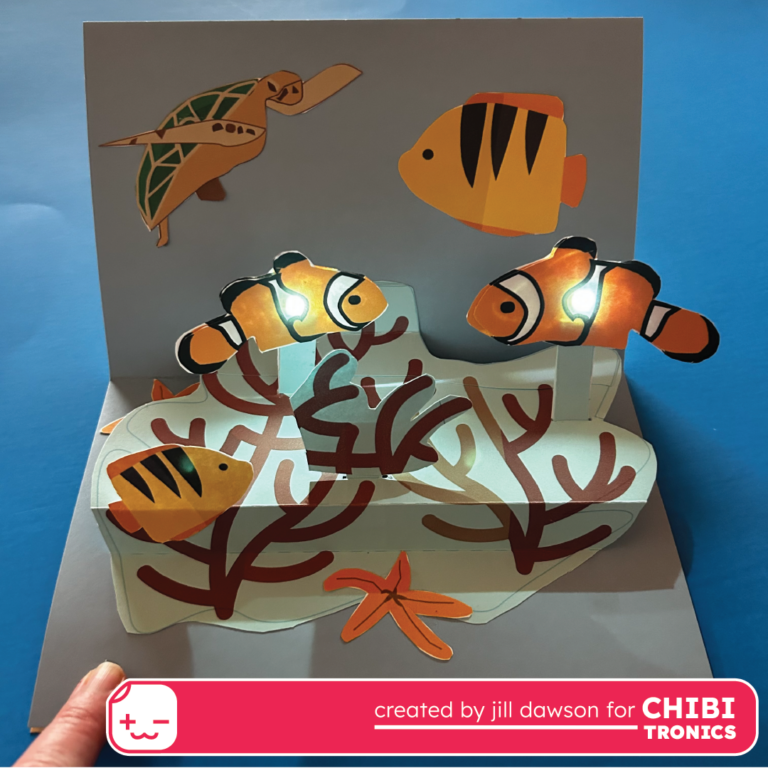 PopUpTober: Light-up, Slot & Joint Mechanism (featuring Chibitronics ...