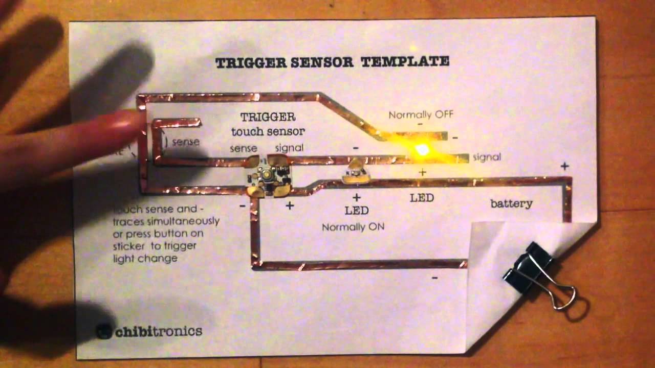 Trigger (Timer) Sensor Tutorial | Chibitronics