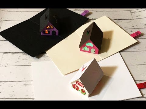 How to make light up Holiday 3D house card. | Chibitronics