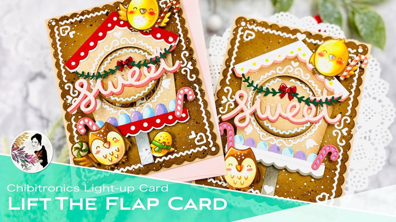 Lift the Flap Card for Sweet Christmas | Chibitronics