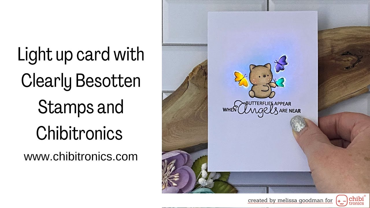 Light up Butterflies featuring Chibitronics LED Stickers | Chibitronics