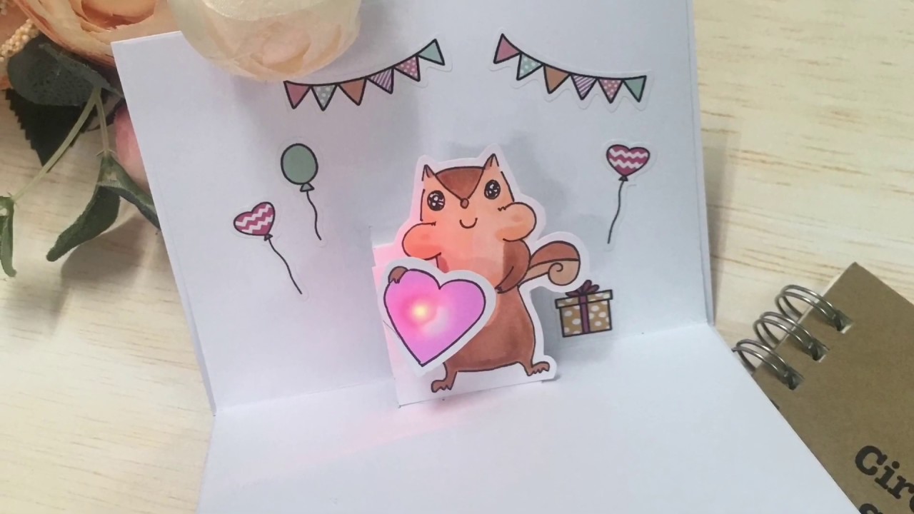 pop up + light up card | Chibitronics