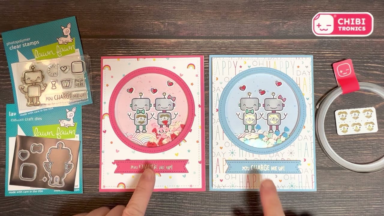 How to make light up robot shaker card with animating LED. | Chibitronics