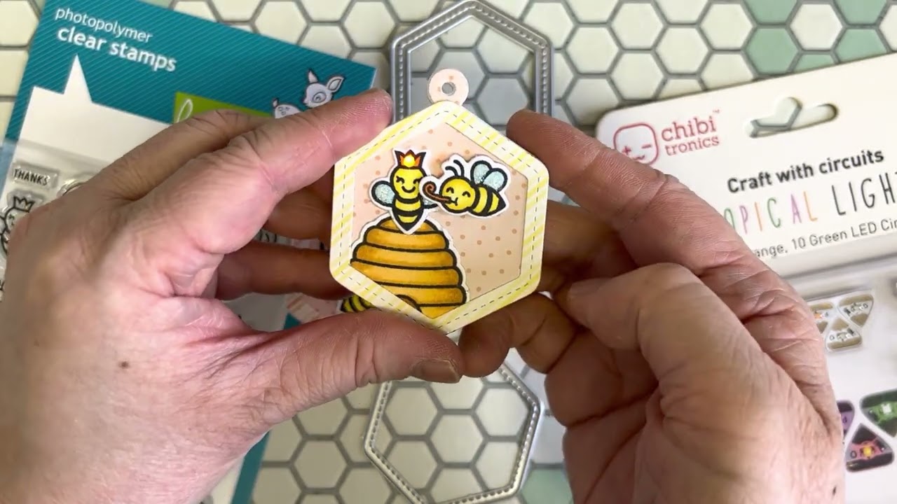 How to make light up hive five tag. | Chibitronics